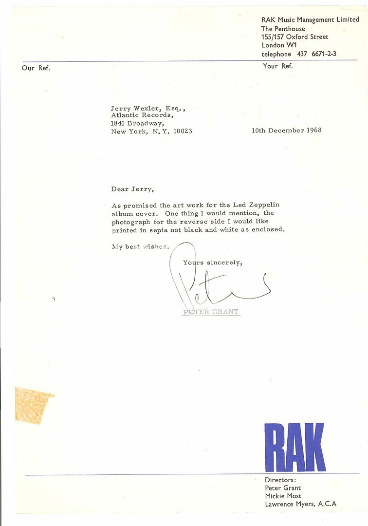 Artist George Hardie on Led Zeppelin I Cover Design - News - Led ...